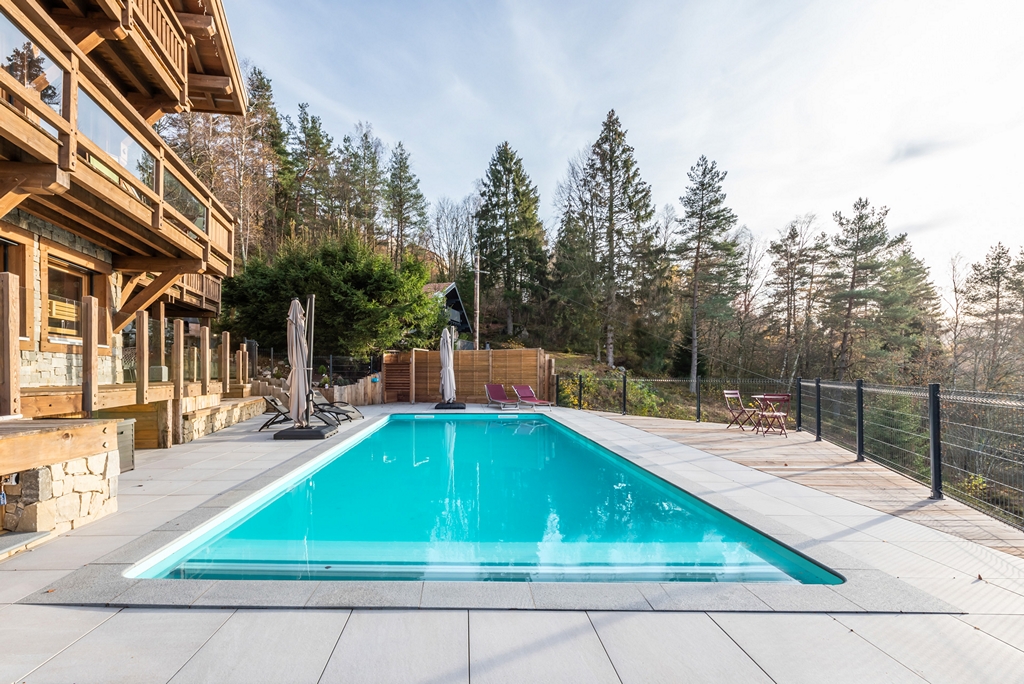 Espace Piscine chalet vosges